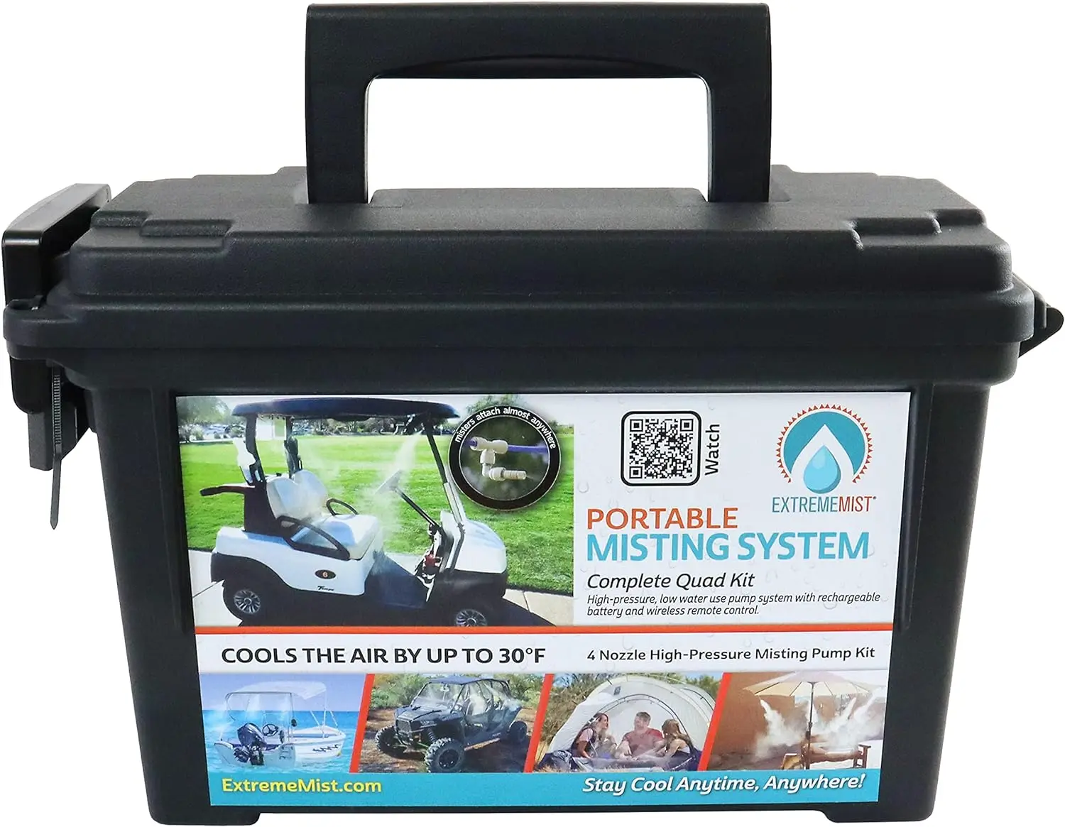 EXTREMEMIST-Portable-Misting-System-4-Mist-Nozzles-Easy-to-Setup-16-ft ...