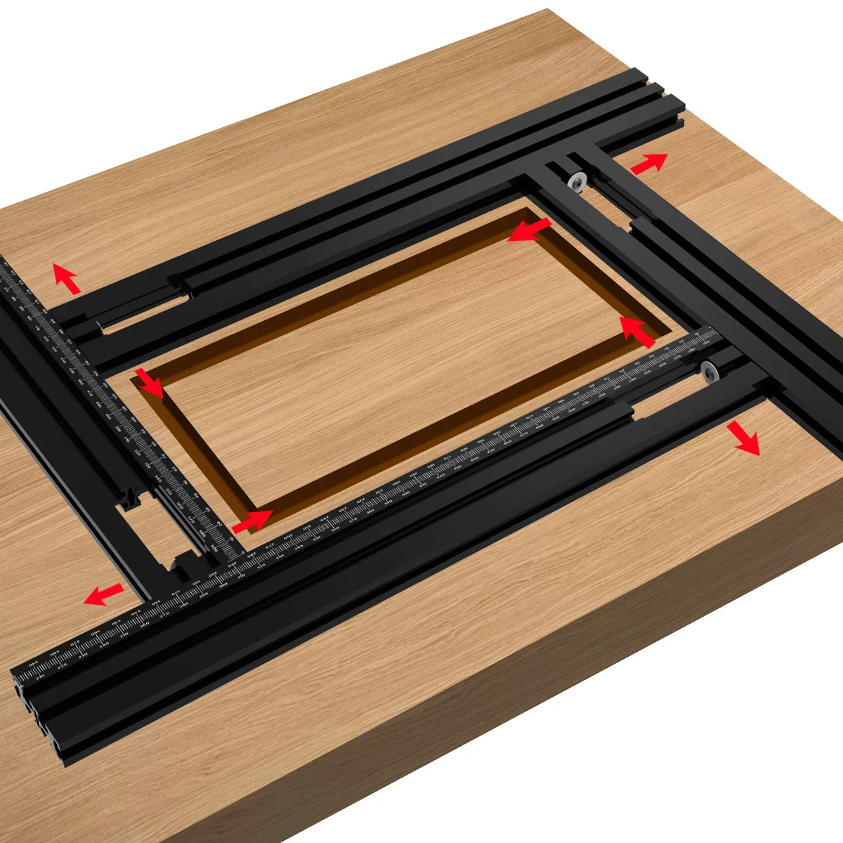 Apoio-ajust-vel-Auxiliar-Guia-Rail-Bracket-Milling-Groove-M-quina-De ...