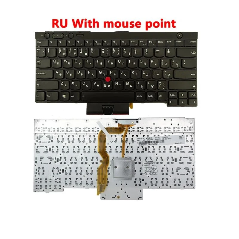XIN-Russian-US layout Laptop Keyboard For Lenovo ThinkPad X230 X230T ...