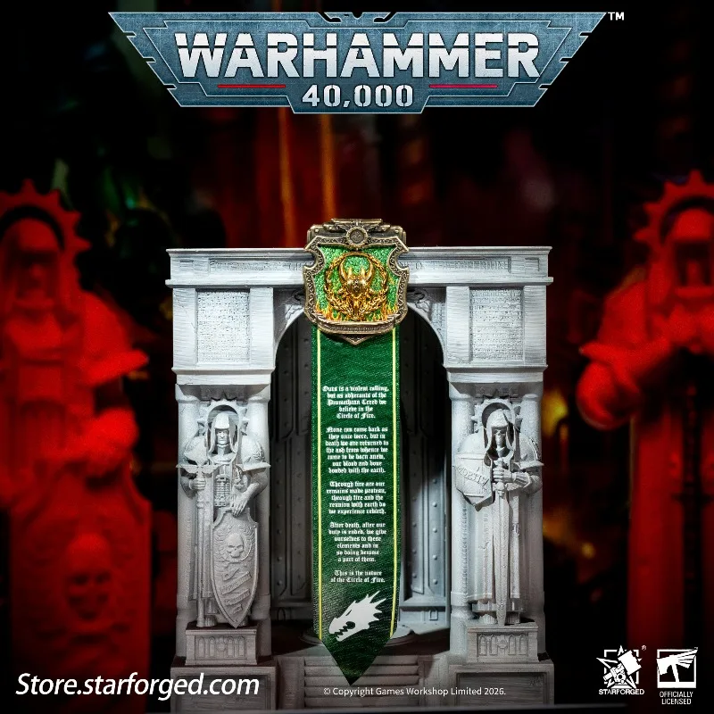 Starforged New Genuine Warhammer 40K Game Peripheral Salamanders Brooch ...