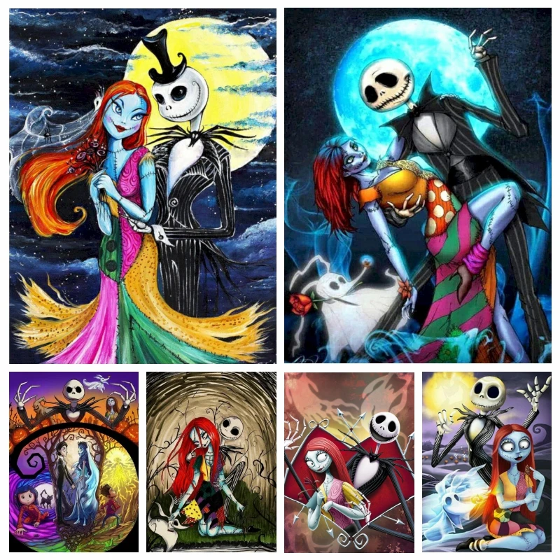 Nightmare Before Christmas Painting