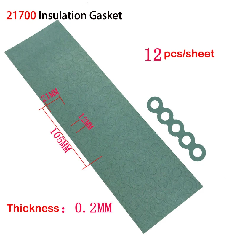 5P-21700-Li-ion-Battery-Insulation-Gasket-Barley-Paper-Battery-Pack ...
