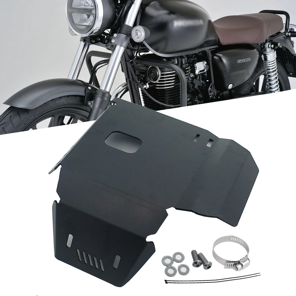 GB-350-350S-Chassis-Engine-Guard-Bottom-Skid-Plate-Lower-Frame-Cover ...