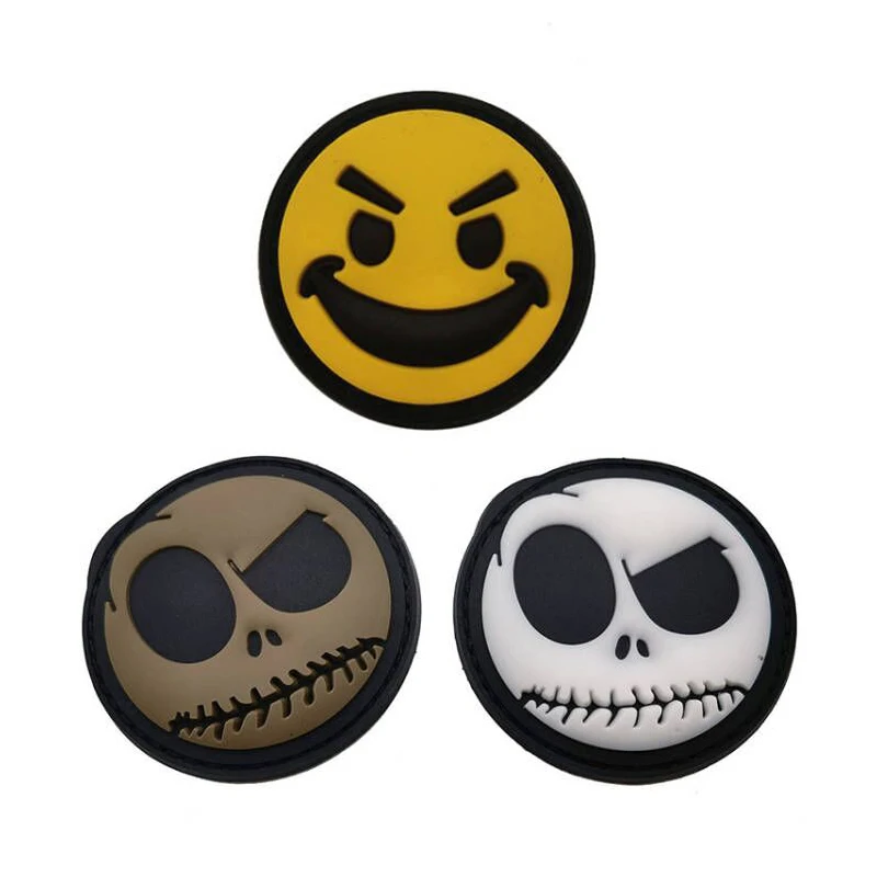 Evilsmileyfaceclassicroundsticker