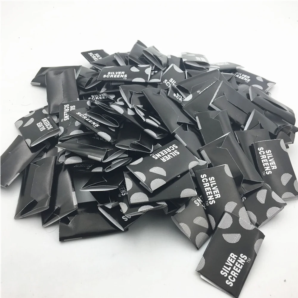 100PCS Tobacco Pipe Mesh Filter Silver Screen Hookah Water Pipe 20mm ...