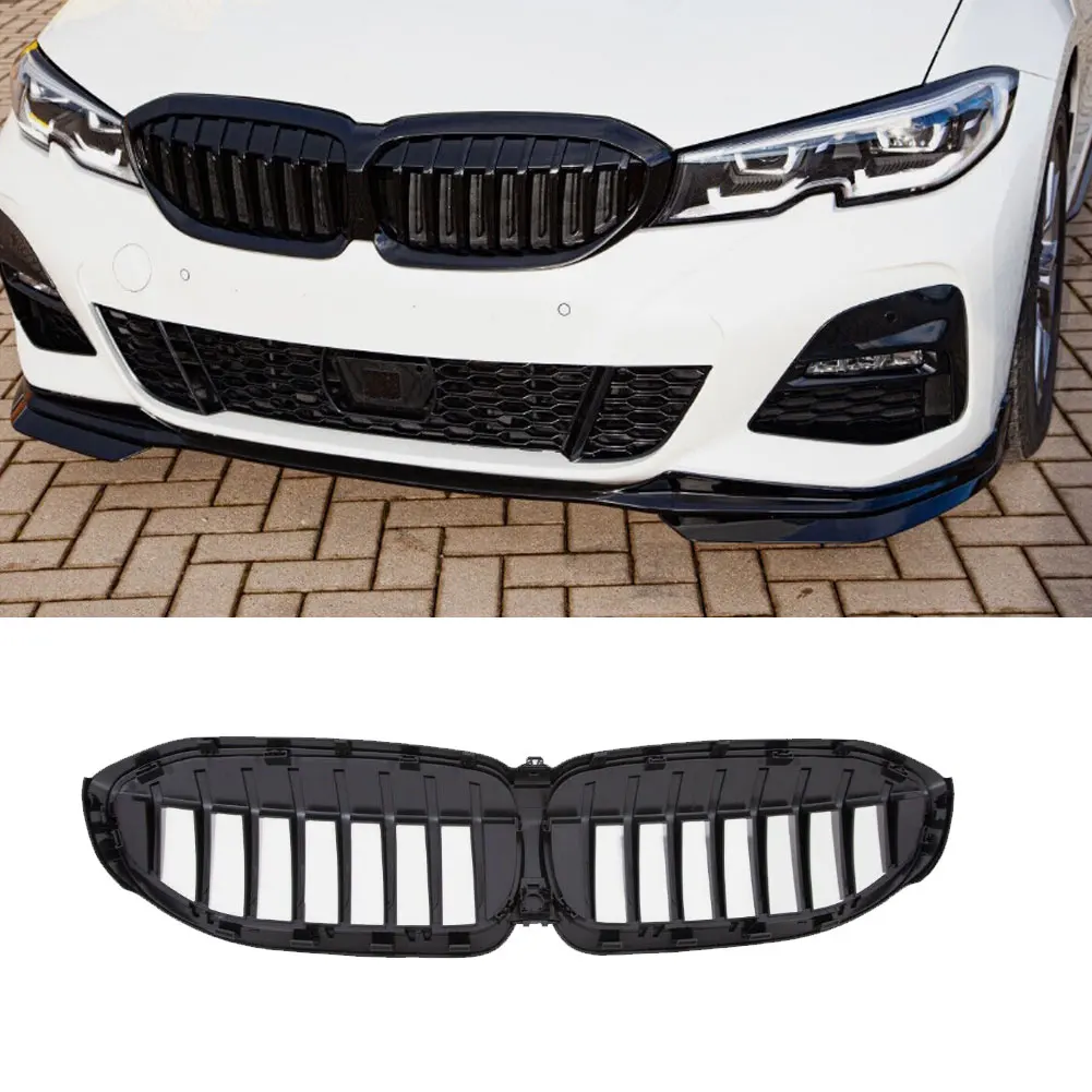 1-Pair-Car-Front-Bumper-Grille-Kidney-Racing-Grills-Insert-Exterior ...