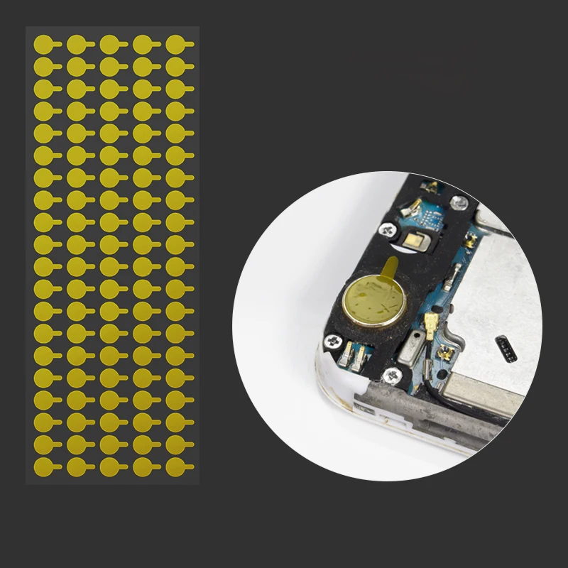 100pcs camera protection sticker infrared dot matrix high temperature ...