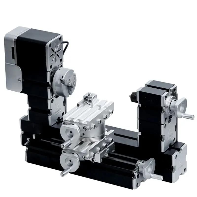 Big Power Mini Metal Rotating Lathe With Base 60w 12000 Rpm Diy Machine ...