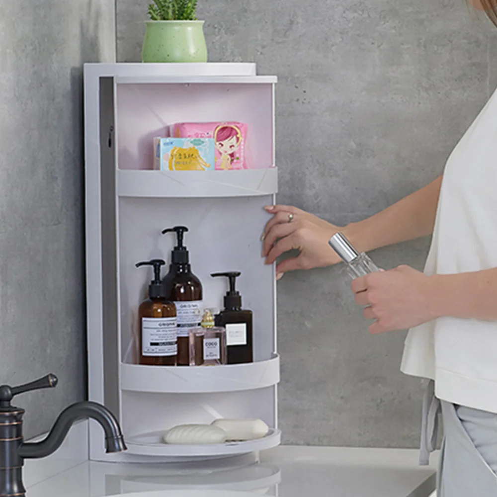 Multi-function Rotating Shelf | Shampoo Rotating Storage | Rotating ...