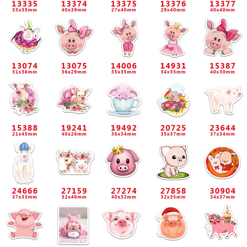 Free-Shipping-DIY-piglet-Craft-Supplies-Peace-Printed-Flat-Back-Planar ...