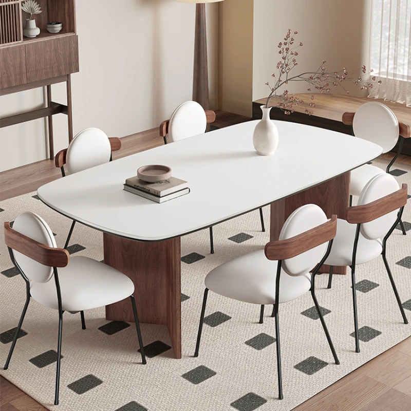 Designer-White-Slate-Home-Coffee-Table-Dining-Room-Elegant-Tables ...