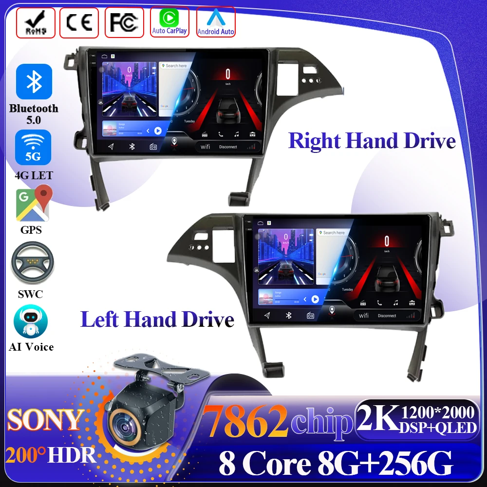 Car-Android-Radio-Carplay-For-Toyota-Prius-XW30-2009-2015-Multimedia ...
