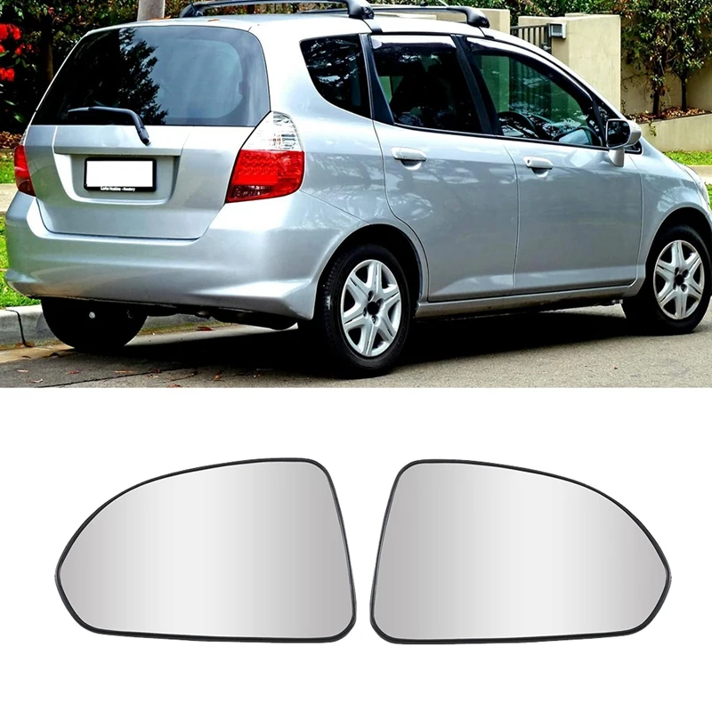 Car-Rearview-Side-Mirror-Glass-Lens-For-HONDA-FIT-JAZZ-GD1-GD3-2005 ...