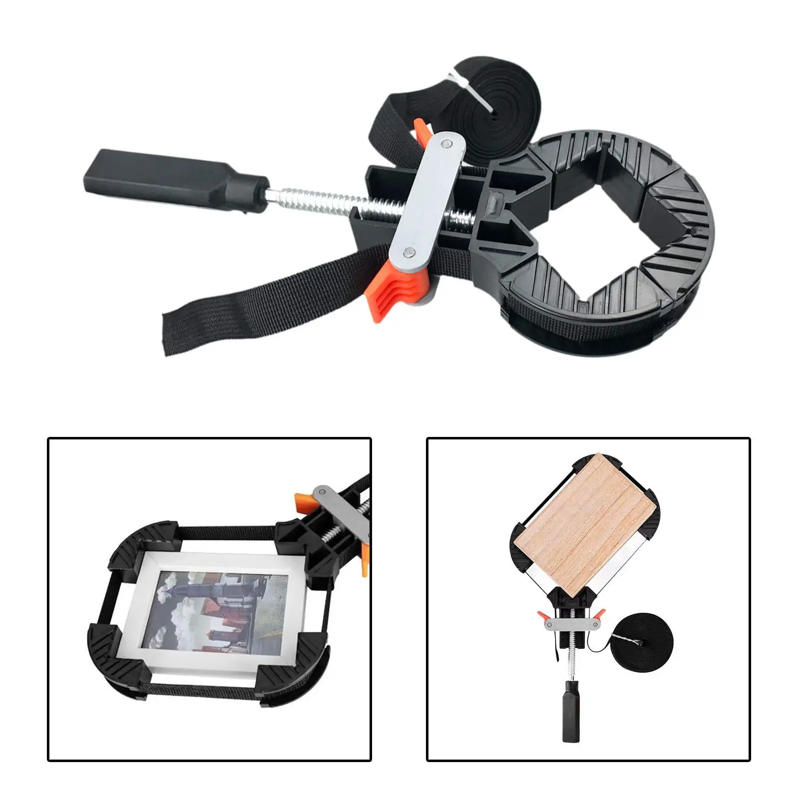 Band Clamp Woodworking Frame Clamping Strap Holder Corner Clamp for ...
