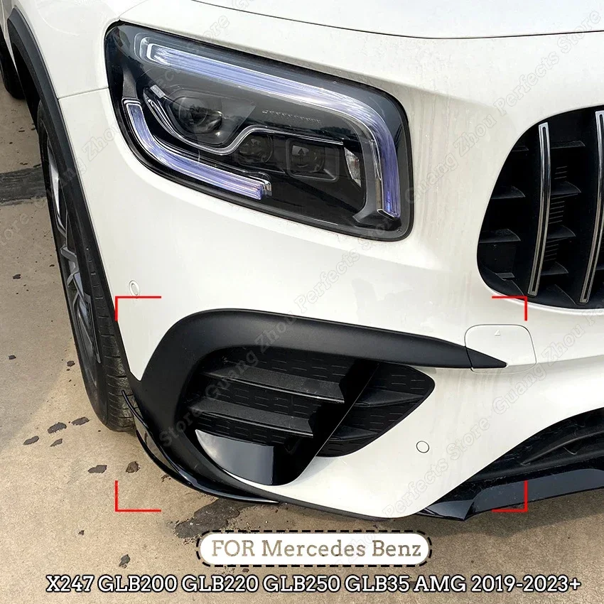 Car-Front-Bumper-Side-Splitter-Lip-Wind-Knife-Spoiler-For-Mercedes-Benz ...
