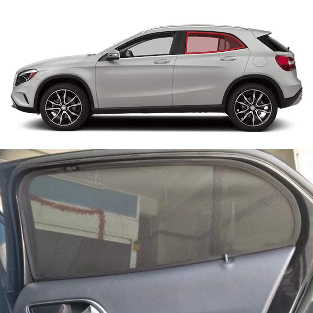 For-Mercedes-Benz-GLA-X156-2013-2019-Car-Rear-Side-Baby-Window-SunShade ...