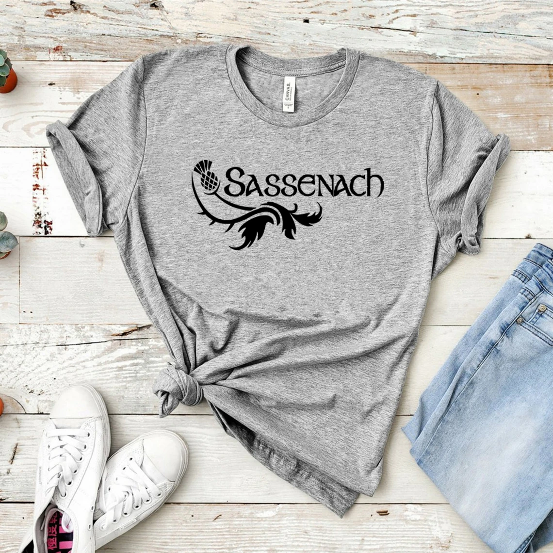 Sassenach T Shirt for Women Outlander Book Series Shirts Outlander Tv ...