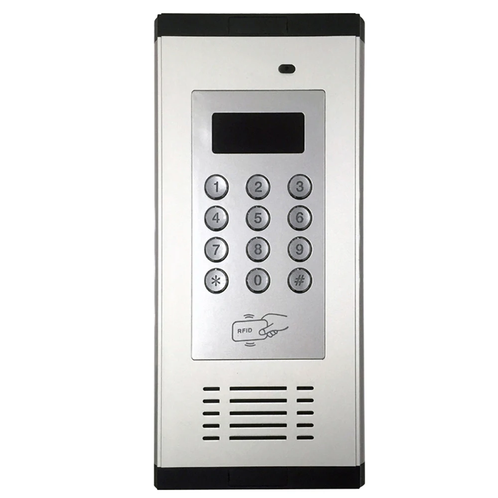 200 rooms RFID 13.56MHZ & GSM/3G Quad band audio door gate Intercom GSM ...