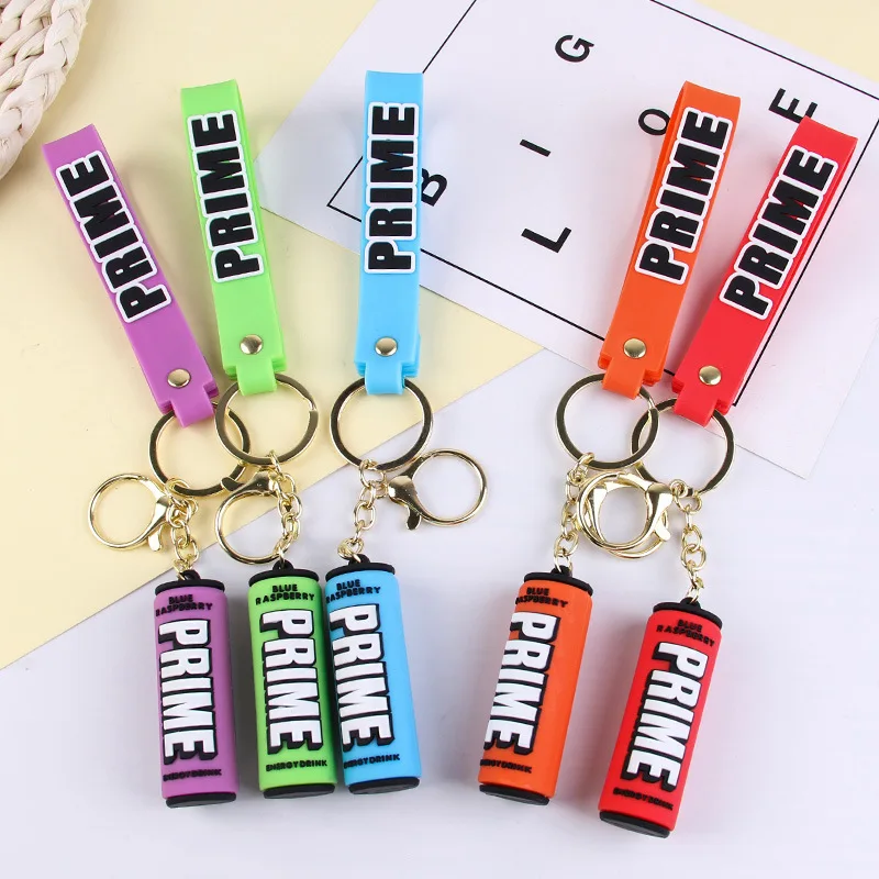 New Fashion 3D Cute Prime Drink Bottle Keychain Keyring For Women Men ...