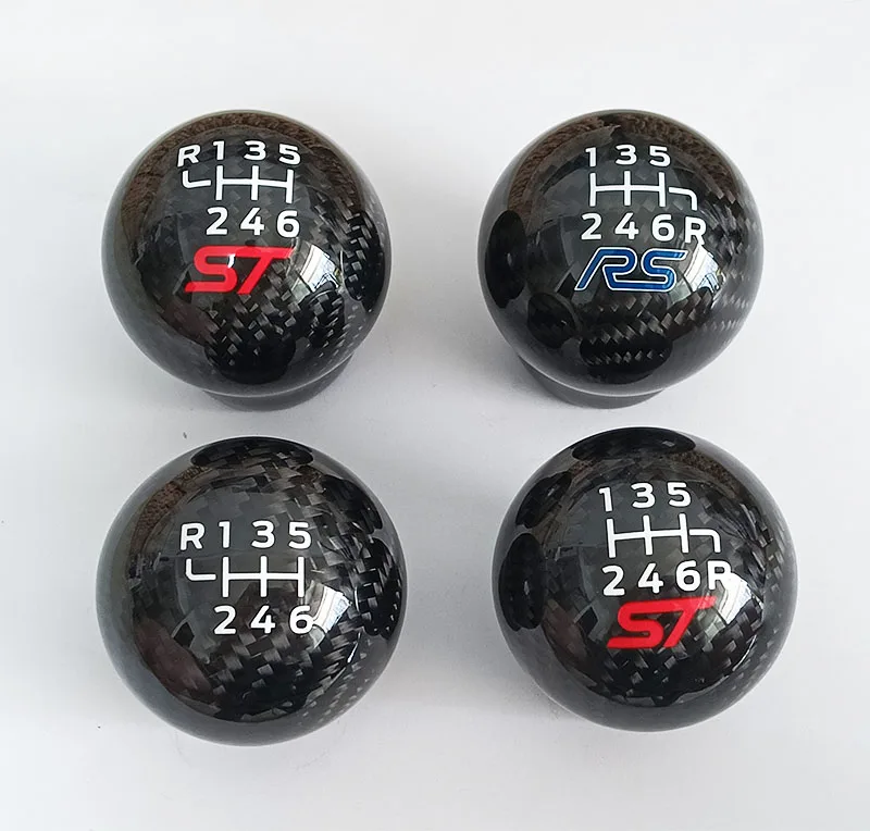 Car-Manual-Transmission-6-Speed-Racing-Carbon-Fiber-Gear-Shift-Knob-For ...