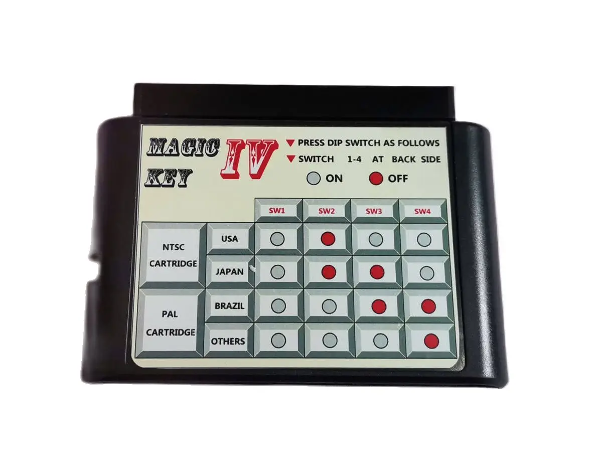 Mega-Drive-Dedicated-Magic-Key-IV-Region-Free-Conversion-Adapter ...