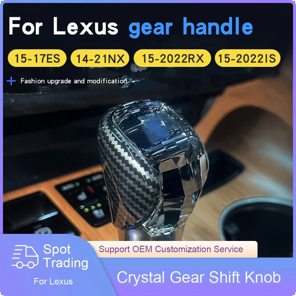 For-Lexus-nx200t-rx300-ES-IS-Crystal-Gear-Shift-Knob-Car-Accessories ...