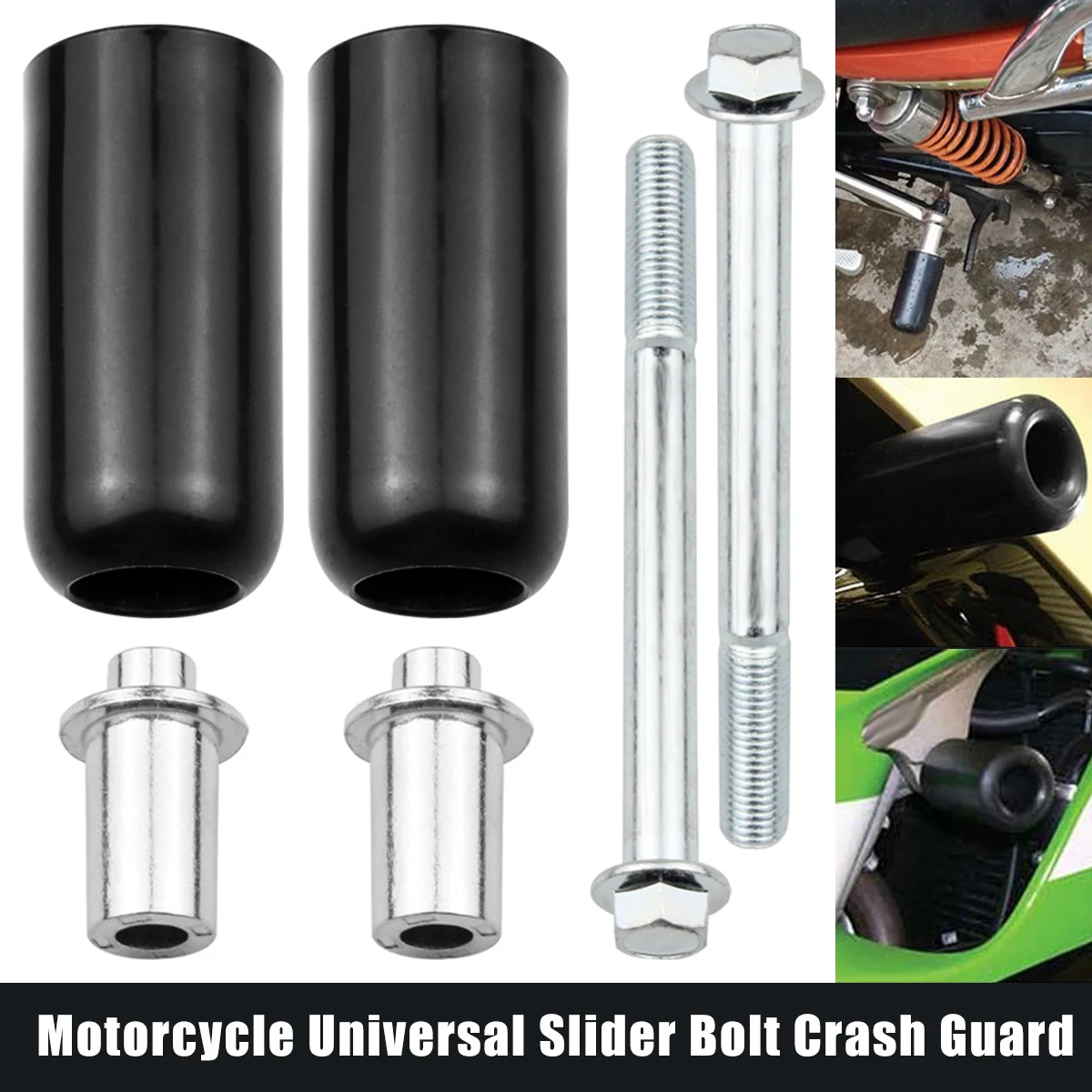 Motorcycle-Frame-Slider-Universal-Crash-Protection-Kit-Frame-Engine ...