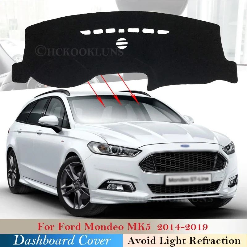 Dashboard-Cover-Protective-Pad-for-Ford-Mondeo-MK5-2014-2019-Car ...