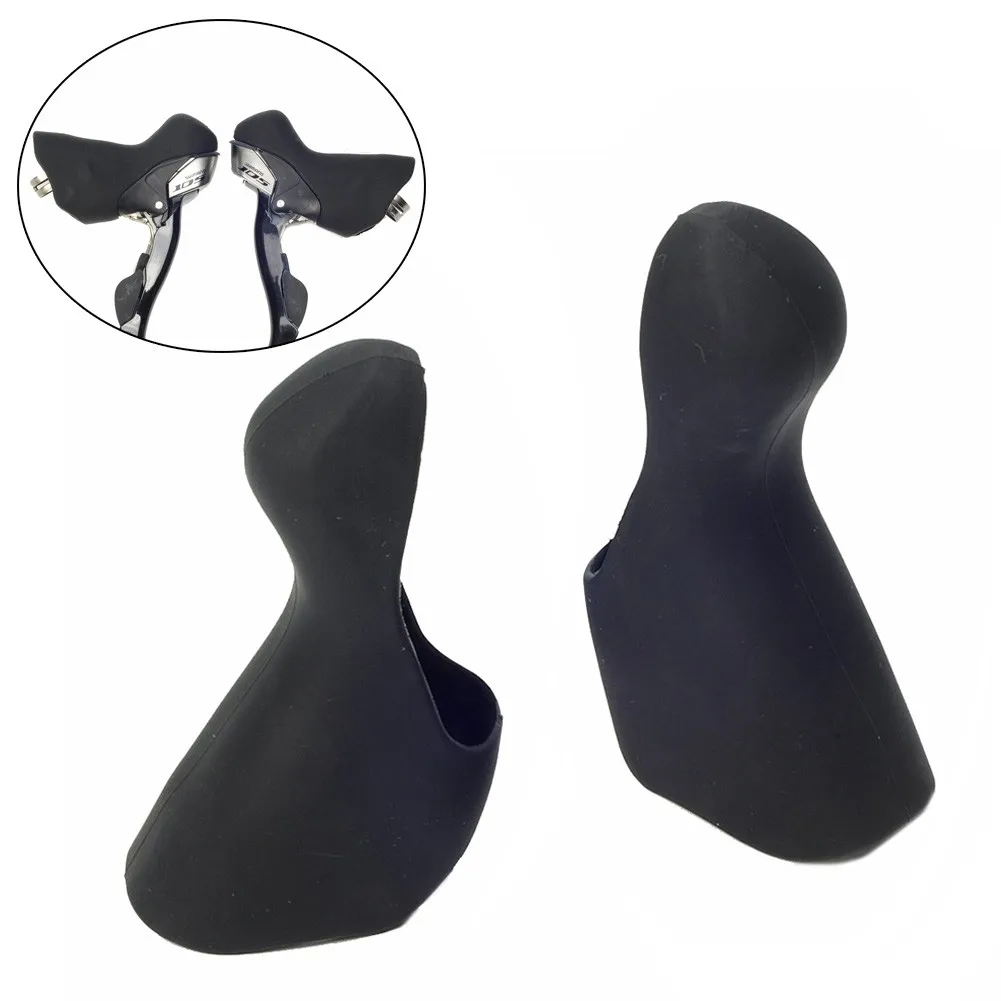 Bike-Bicycle-Brake-Lever-Hoods-Handle-Cover-Rubber-Brake-Lever ...