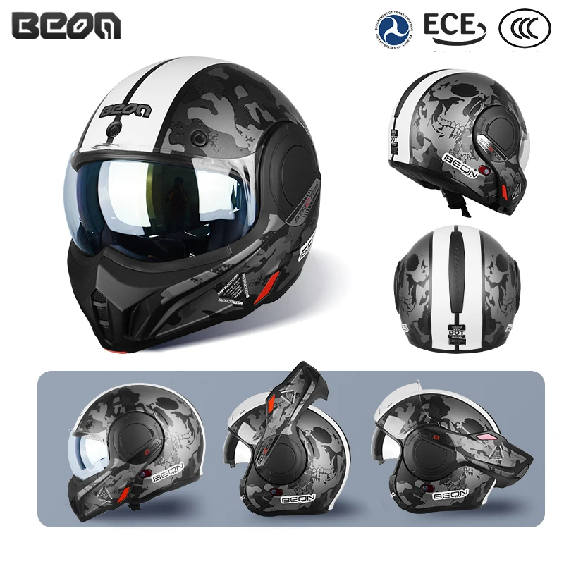 BEON-B707-Fashion-Design-Full-Face-Motorcycle-Racing-Helmets-Man-180 ...
