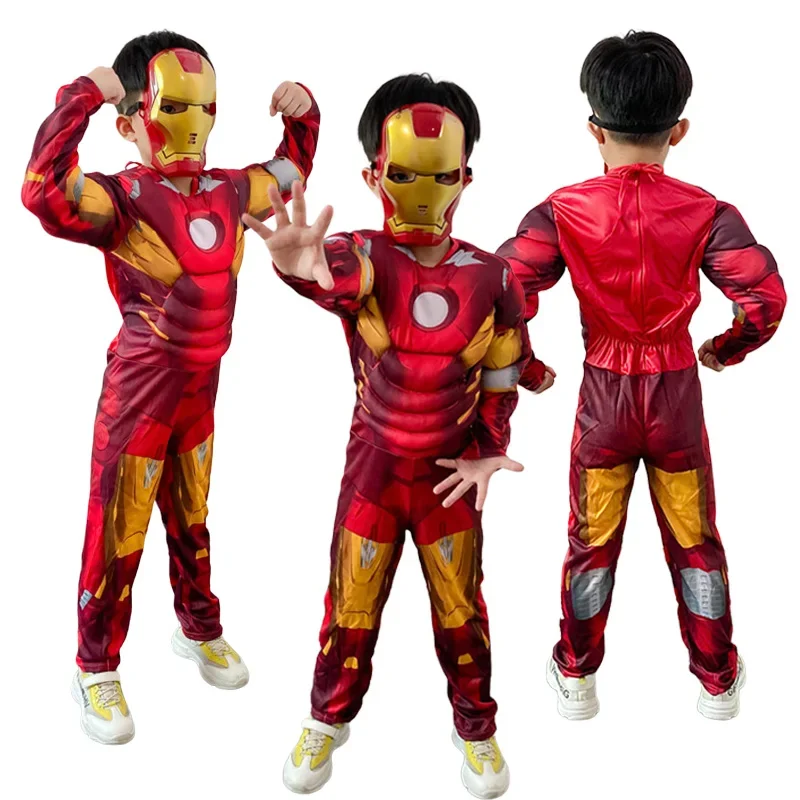 Kids-Iron-Man-Muscle-Costume-Superhero-Iron-Man-Cosplay-Costume ...