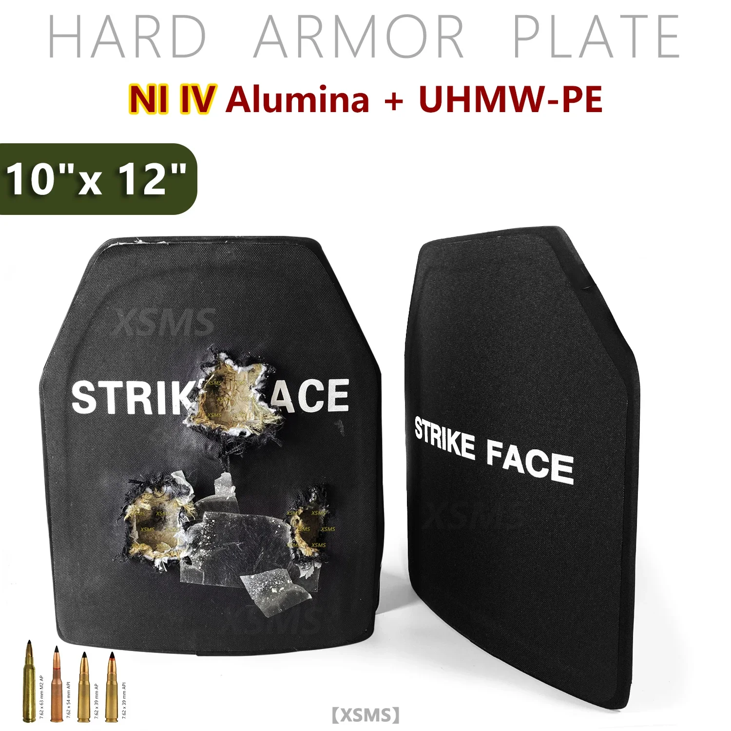 Bulletproof-Plate-NIJ-IV-4-Stand-Alone-Alumina-Oxide-UHMWPE-Composite ...