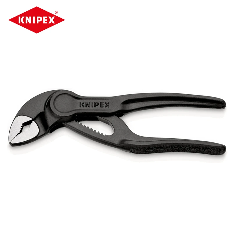 Knipex 87 00 100 Bk Cobra Xs Mini Water Pump Pliers 4 Inches One-handed ...