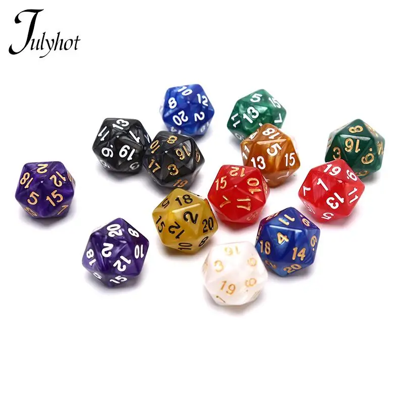 1pc-20-Faces-Games-Dices-For-Rpg-Dungeons-Dragon-Two-Tone-D20-RPG-Dice ...