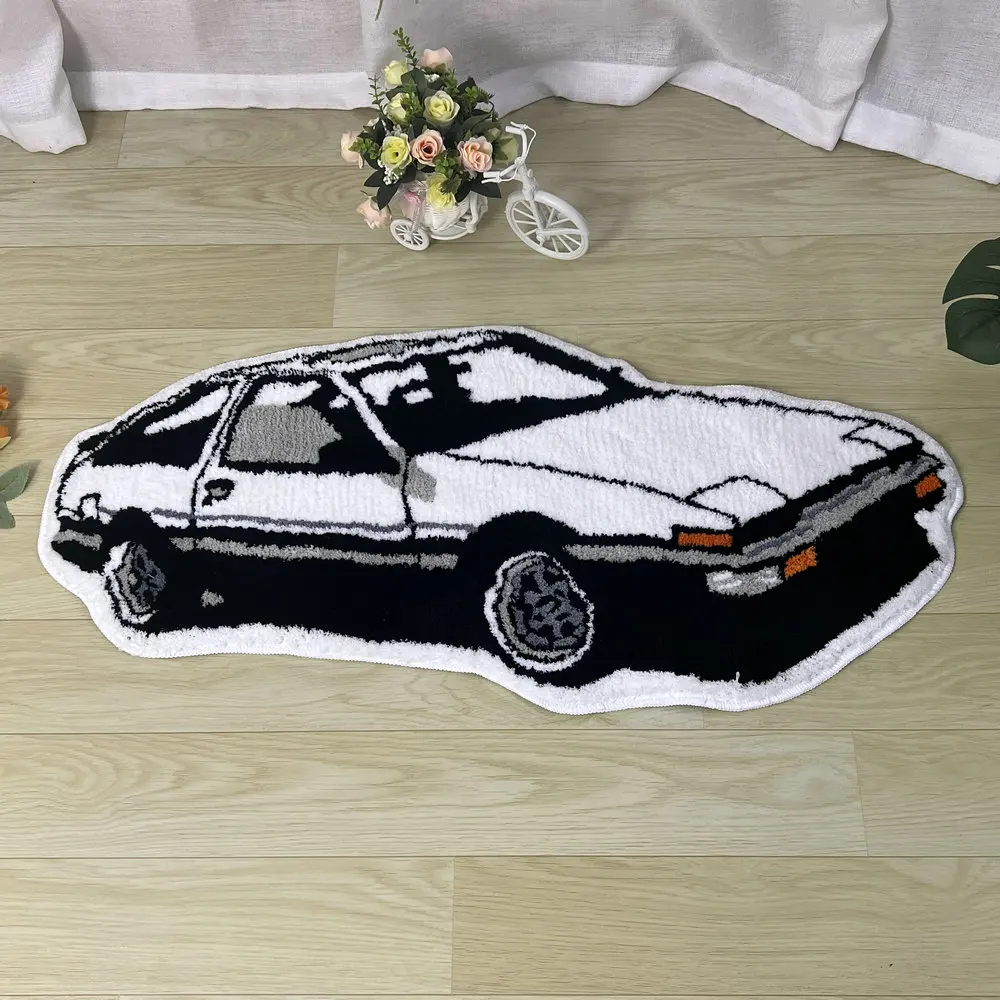 Fashion Racing Car Rugs Soft Tufting Sports Car Carpet Living Room ...