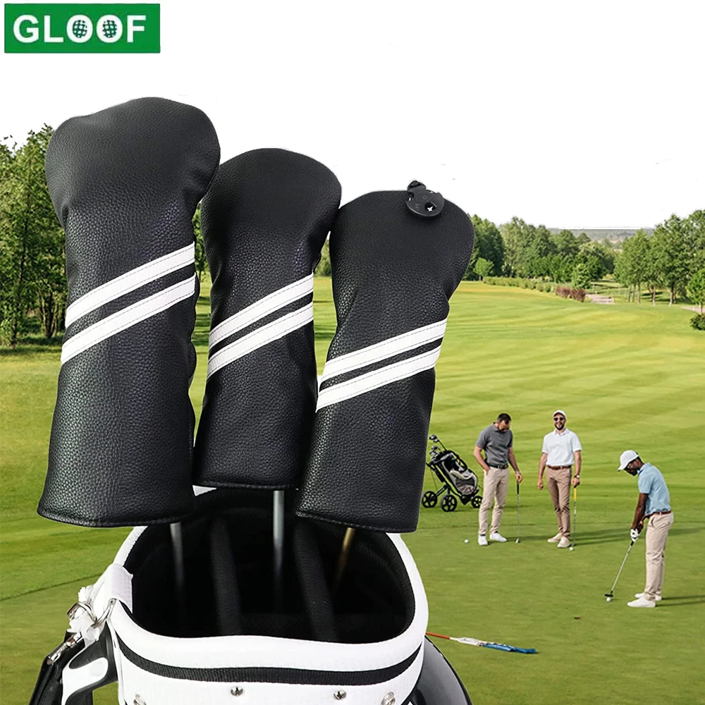Golf Club Covers Set of 3 Pcs,Driver Headcover,for 1 Driver (460cc) 2 ...