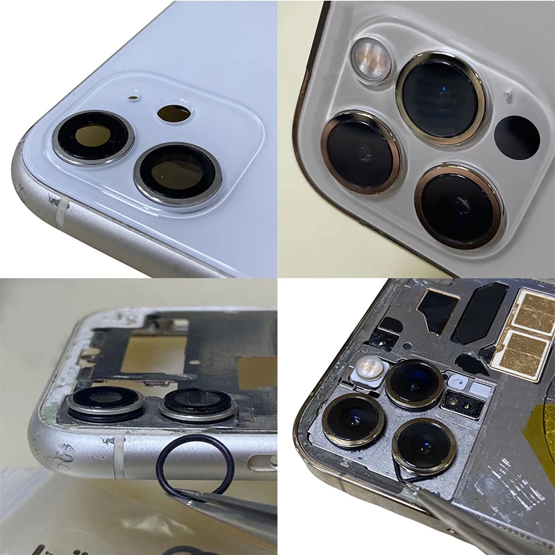Iphone13-14-15-pro-mobile-phone-hole-O-ring-rear-glass-camera-rubber ...