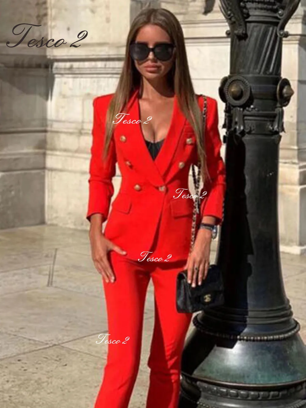 Bright Red Women Suit Bright Eye Catching Suit For Women For 2 Piece ...