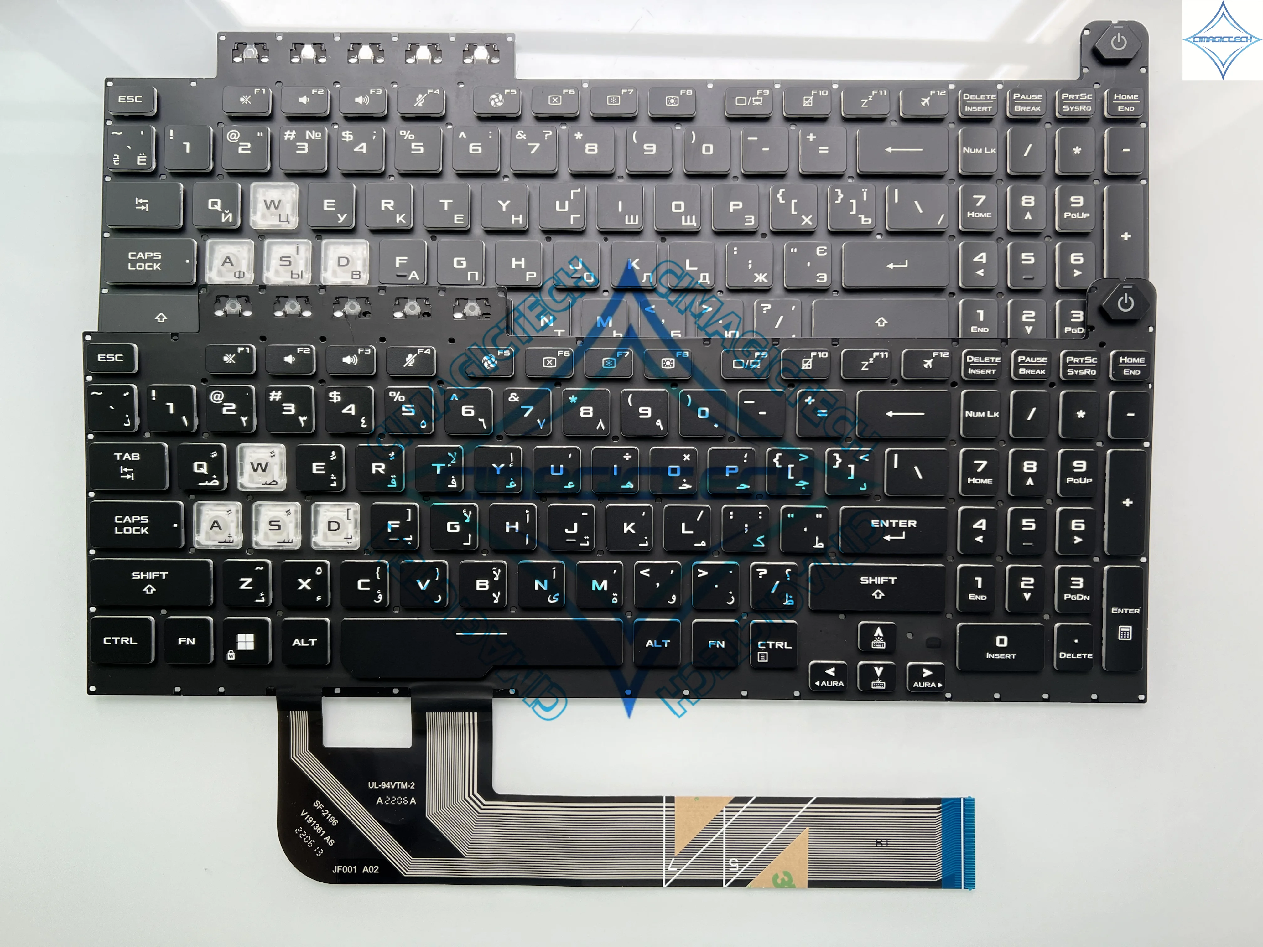 New-Arabic-UA-Ukrainian-US-Russian-For-ASUS-TUF-Gaming-F15-FX506-FA506 ...