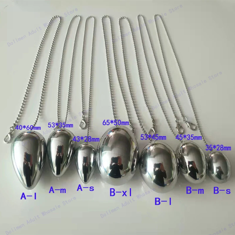 4-Pcs-Set-Super-Long-Iron-Chain-Metal-Anal-Geisha-Balls-Expander ...