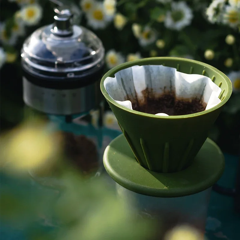 Outdoor-Picnic-Portable-Hand-Brewed-Coffee-Filter-Cup-Folding-Silicone ...
