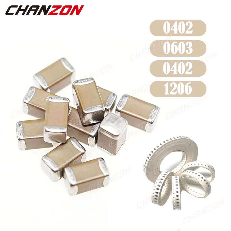 Kit de Capacitores MLCC SMD 1PF-22UF Novo, Variedade de Capacidades ...