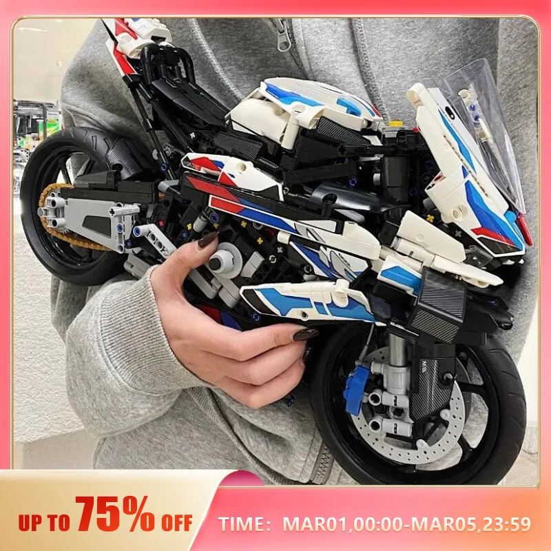 T-cnico-Super-Speed-Motorcycle-Building-Blocks-Modelo-de-Moto-Ve-culos ...