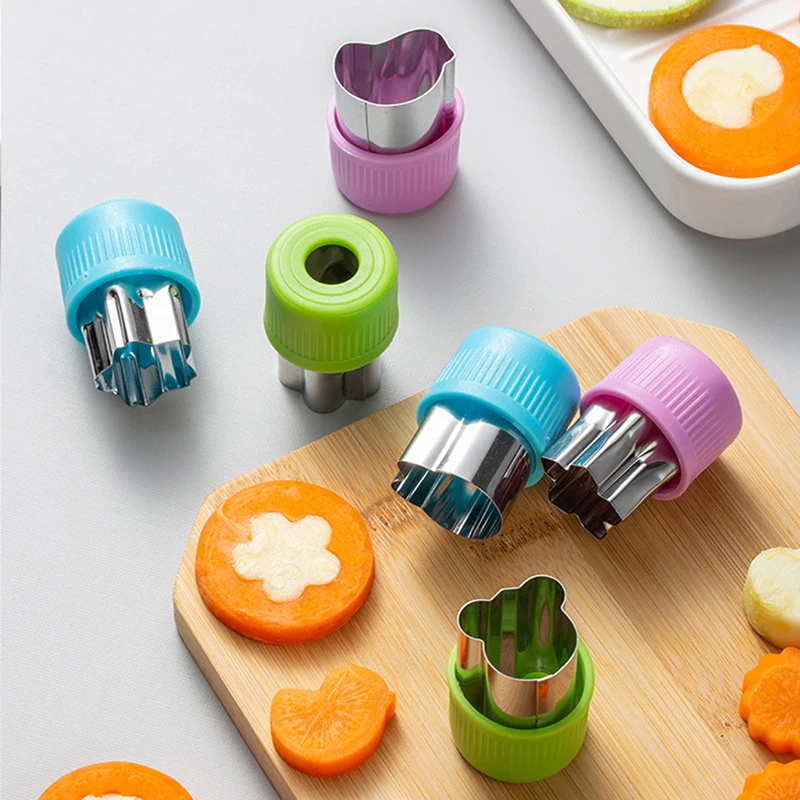 Kitchen-Star-Heart-shaped-Vegetable-Cutter-Plastic-Handle-Portable ...