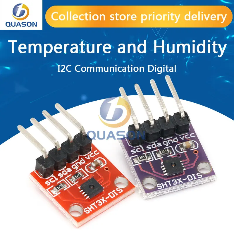 SHT30-SHT31-SHT35-M-dulo-sensor-de-temperatura-y-humedad-I2C-comunicaci ...