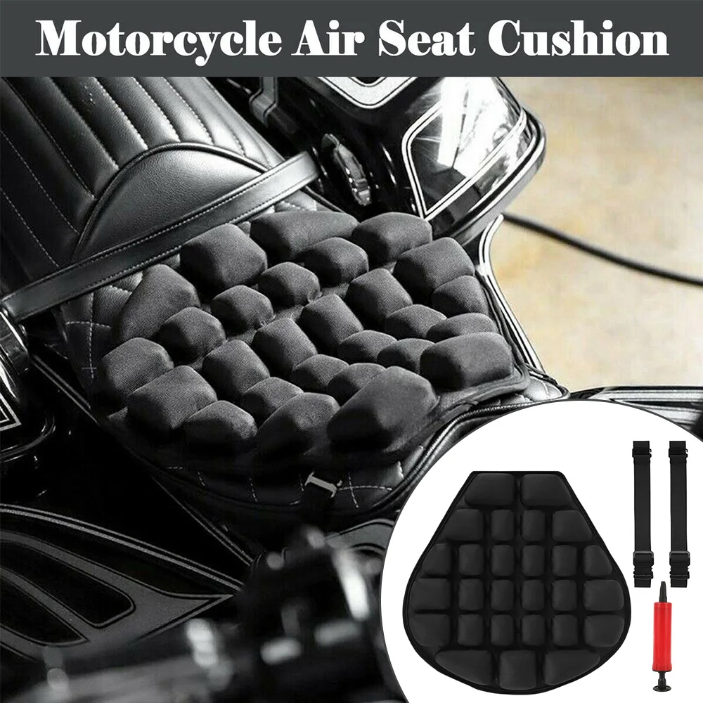 3D Motorcycle Air Seat Pressure Release Comfortable Cushion Non-slip ...