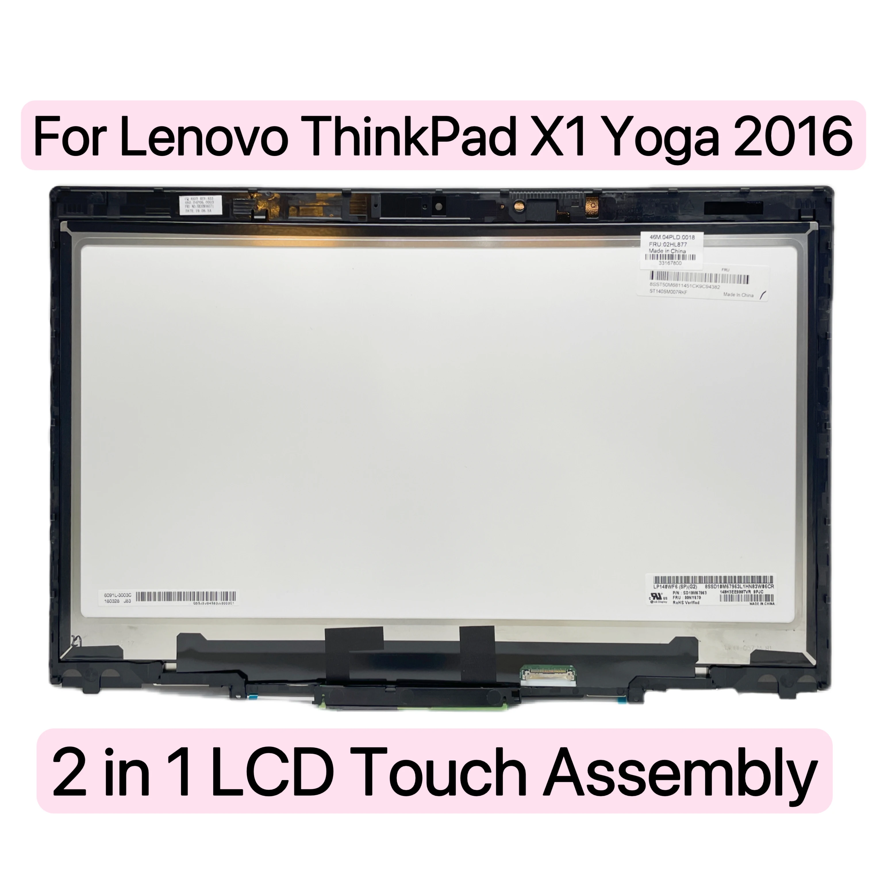 For-Lenovo-ThinkPad-X1-Yoga-1st-Gen-2016-14-0Inch-FHD-WQHD-LCD-Display ...