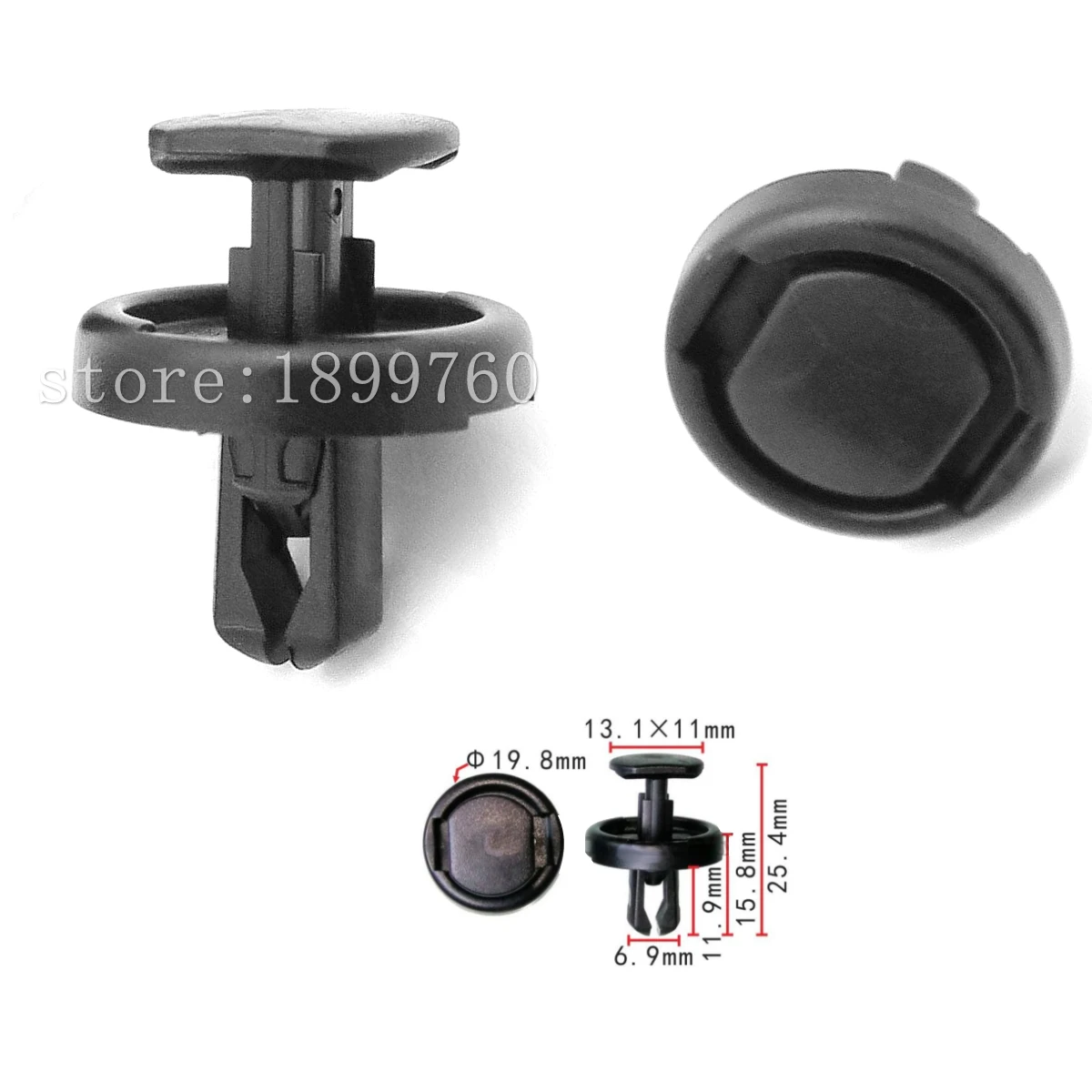 5-50-100x-Splash-Shield-Front-Clip-Push-Type-for-TOYOTA-9046707220 ...
