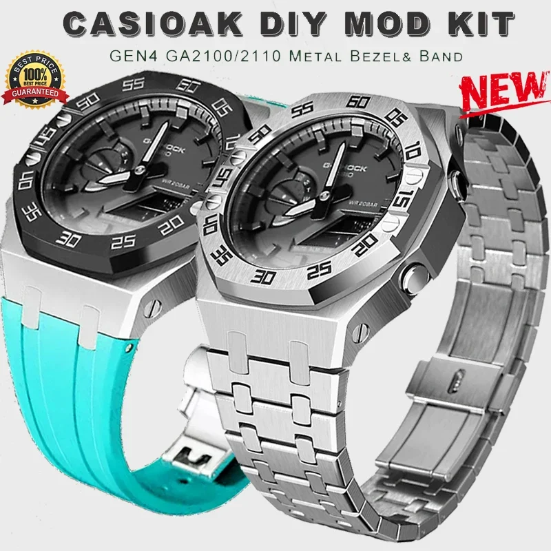 CasiOak-Mod-Kit-para-Modifica-o-Casio-moldura-de-metal-3-Gera-o ...