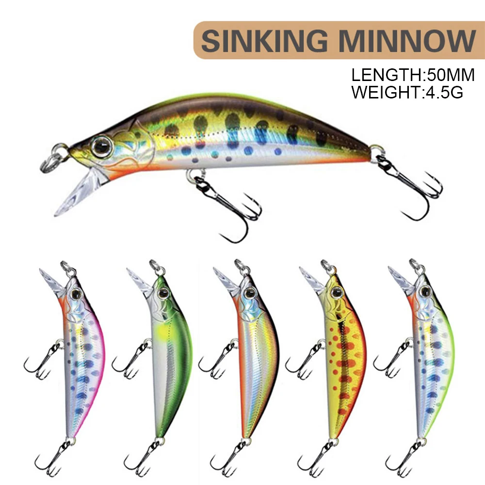 5cm-4-5g-Fishing-Lure-Micro-Minnow-Wobbler-Long-Casting-Sinking ...